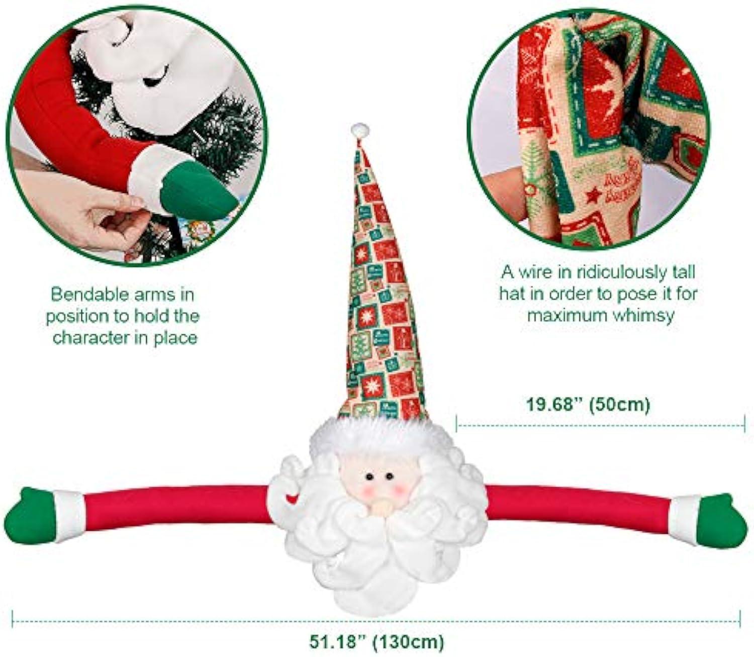 Christmas Santa Tree Topper